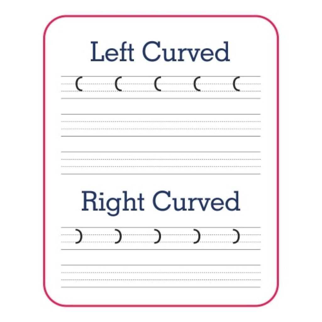 Tracing Lines Worksheets of Standing and Sleeping - KLearningKids.com