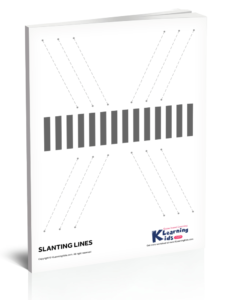 Slanting Lines Zebra Crossing - KLearningKids.com